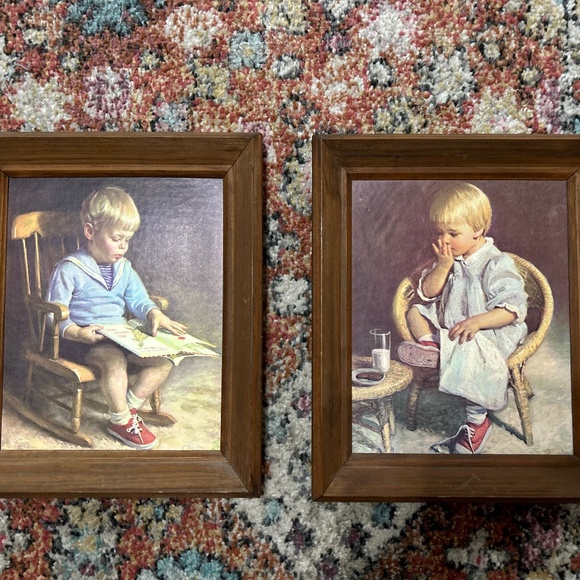 Art | Framed James Ingwersen Art Prints Gretchen Girl Eating Gary Boy ...